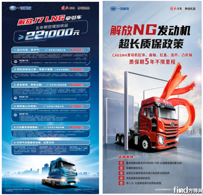 5年增收22万， 解放J7 LNG牵引车“挣钱机器”名不虚传-方得网-专业的卡车客车商用车门户网站！-www.find800.cn