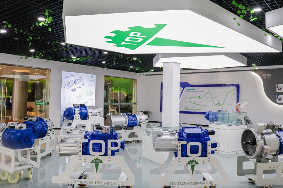 创新动力 智行天下 特百佳新能源重卡驱动系统50000台下线